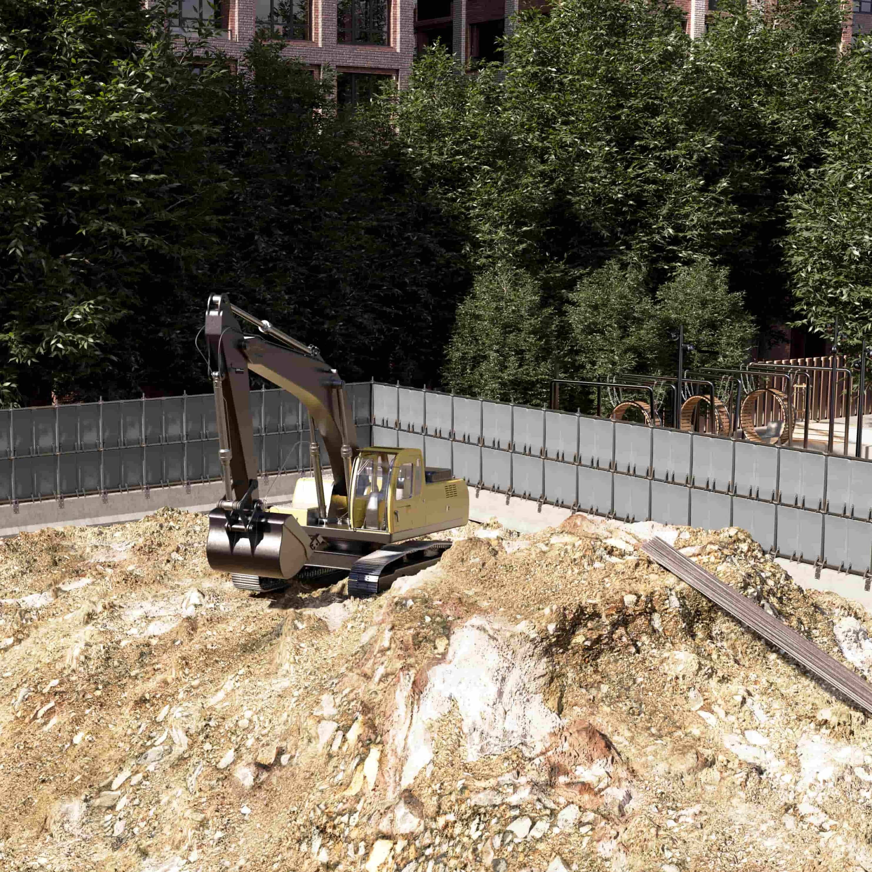 Temporary noise barrier: controlling construction noise